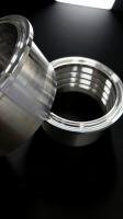 China Stainless Steel Hygienic Threaded Union Connector DIN 11851 304 316L Ra 0.8μm DN25 DN100 for sale