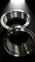China Stainless Steel Hygienic Threaded Union Connector DIN 11851 304 316L Ra 0.8μm DN25 DN100 for sale
