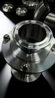 China Bovinx Hygienic Sight Glass Stainless Steel with Tempered Glass for Dairy Process Monitoring for sale