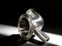 China 90 Degree Quick Install Elbow with Sampling Nozzle 304 Stainless Steel Food Grade Dead Corner Free for sale