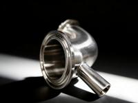 China 90 Degree Quick Install Elbow with Sampling Nozzle 304 Stainless Steel Food Grade Dead Corner Free for sale