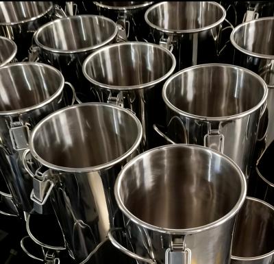 China stainless steel milk bucket for sale