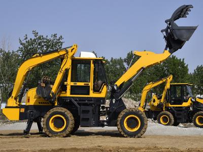 China Loader backhoe ET942-45 China best selling backhoe with breaker for sale