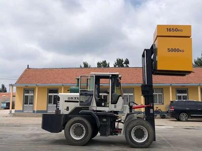 China All terrain off road muddy ground forklift 5ton ET50A rough terrain forklift price for sale