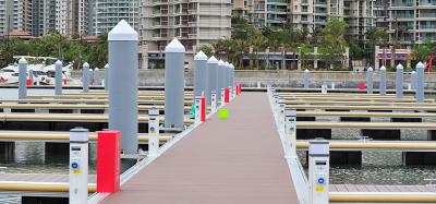 China Marine Aluminum Floating Docks With LLDPE Floaters For Boat Ship Wharf Engineering for sale