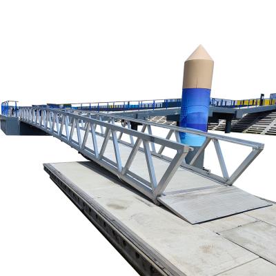 China Customized Aluminum Alloy 6061-T6 Floating Dock Ramp Aluminum Gangway for sale