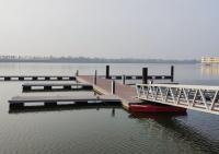 China Aluminum Gangway With Handrail Floating Walkway Bridge For Marina dock Pontoon for sale