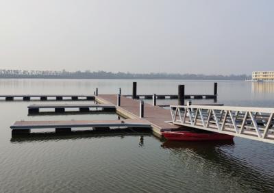 China Galvanized Marine Aluminum Gangways Anti Rust Aluminum Floating Pontoon for sale
