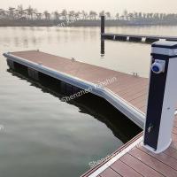 China High Durability Aluminum Floating Docks Yacht Boat Floating Pontoon For Marine And Water Projects for sale