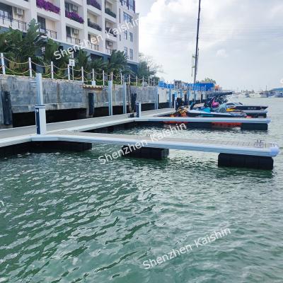 China Marine Aluminum Floating Docks Stable Movable Boating Floating Pontoon Jetty for sale