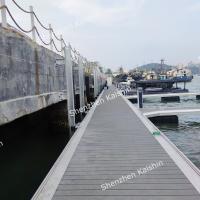 China Commercial Marine Floating Docks HDPE Aluminum Boat Berth Extruded 500mm for sale