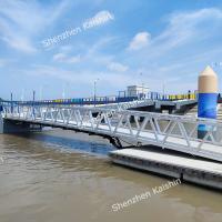 China Private Berth Floating Dock Boat Pontoon Platform Marinas Marine Grade Aluminum for sale