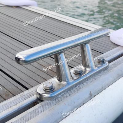 China Marine Hardware Steel Boat Mooring Dock Cleats Marine Bollard Cleats Stainless Steel Mooring Dock Cleat for sale