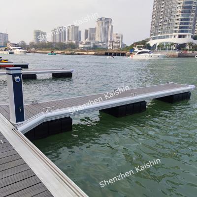 China Boating Aluminum Pontoon Floating Docks Finger Bridge Dock Floating Walkway for sale
