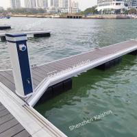 China Customized Aluminum Alloy Marine Finger Docks Floating Pontoon With LLDPE Floater For Boat Yacht Use for sale