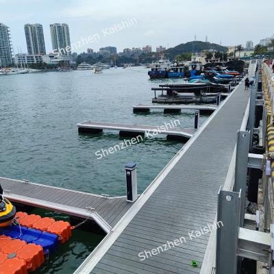 China Boat Aluminum Floating Docks Marine Floating Pontoon Pier Dock Platform for sale