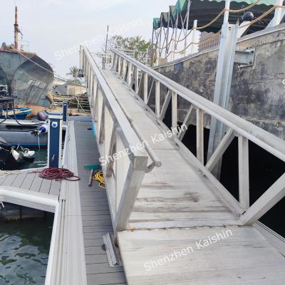 China Aluminum Alloy Marine Floating Dock Walkway Pontoon Pier Custom sizes for sale