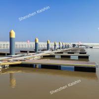 China Marine Floating Finger Dock Aluminum Alloy Floating Walkway Pontoon With WPC Decking for sale