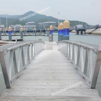 China Marine Aluminum Gangway with 1.1m Handrail 400kg Load Capacity for sale