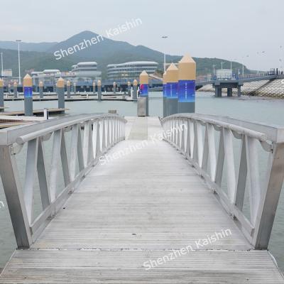 China Marine Aluminum Gangway with 1.1m Handrail 400kg Load Capacity for sale