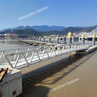 China Marina Floating Dock Aluminum Gangways WPC / Plastic / Wood Deck for sale