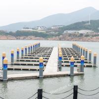 China Aluminum Alloy Floating Docks Marine WPC Decking Floating Pontoon for sale