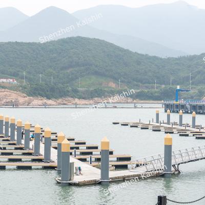 China Customizable Aluminum Alloy Floating Docks Marina Pontoon Bridge for sale