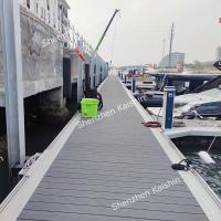 China Eco Friendly Modular Floating Aluminum Pontoons With Excellent Stability Floating Platform Marina Docks for sale