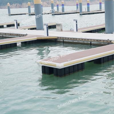 China Yacht Floating Dock Design Marine Grade Pontoons Customization Solution for sale
