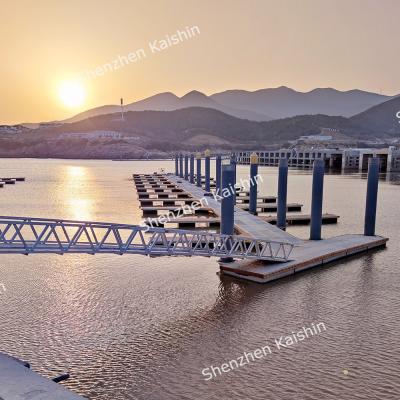 China Aluminum Floating Dock For Jetty And Marine Stable Movable Boating Float Pontoon for sale