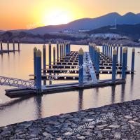 China Marine Aluminum Floating Dock Stable Movable Floating Pontoon Jetty for sale