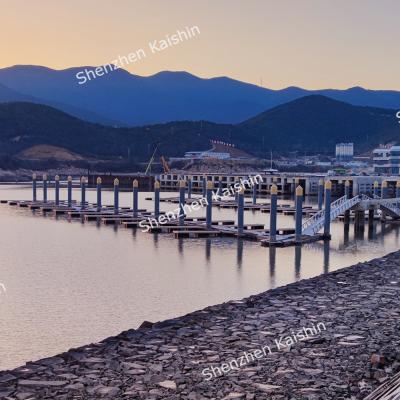 China Custom Aluminum Floating Docks Ultra-Lightweight Design Marina Floating Pontoon for sale