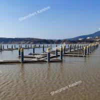 China Marine Aluminum Floating Dock WPC Decking Finger Dock Pier customized Length for sale