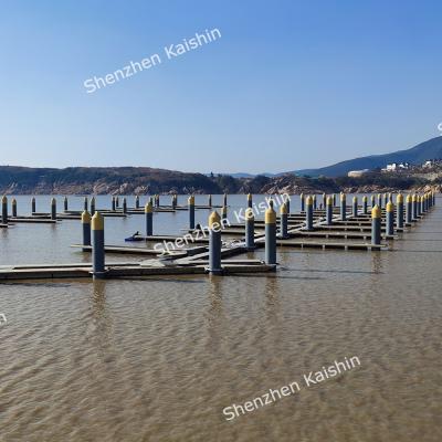 China Marine Aluminum Floating Dock WPC Decking Finger Dock Pier customized Length for sale