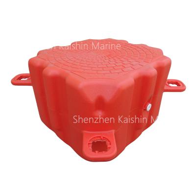 China Floating Dock System HDPE Water Floating Cubes 350kg/Sqm Load Capacity Modular Floating Pontoon for sale