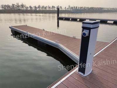 China Kaishin Aluminum Alloy Marine Floating Dock Waterproof Decking Harbour Dock for sale