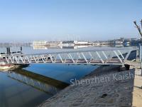 China Water Platform Marine Aluminum Gangway Approach Bridge Pontoons for sale