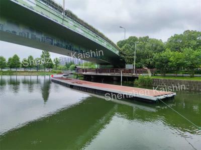 China Aluminum Marine Dock Ramps 300mm Freeboard Floating Finger Dock for sale