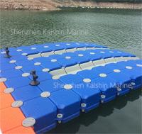 China HDPE Modular Marine Floating Dock UV Stabilized Corrosion Resistant Low Maintenance 500x500x400mm for sale