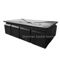 China Modular LLDPE Marine Floating Dock EPS Foam Filled Plastic Cube 1420x900x550mm for sale