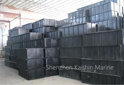 China Floating Bridge Dock LLDPE Floatation Black Or Customized For Marina Boat Floating Pontoon for sale