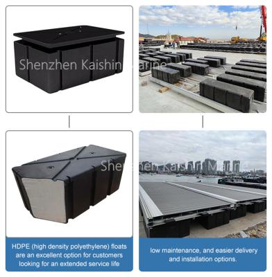 China PE Pontoon Floatation with EPS Foam filed Basic Dock Accessories for sale