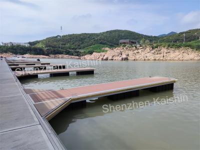 China Marine Aluminum Floating Dock WPC Decking Finger Dock Float Pontoon for sale