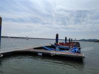 China Aluminum Alloy Floating Docks Marina Gangway Float Pontoon Welded Together for sale