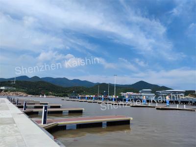 China Stable Marine Aluminum Floating Docks Movable Boating Pontoon Jetty for sale