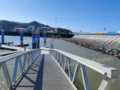 China Marine Aluminum Floating Dock Float Pontoon Marina Float Dock Gangway for sale