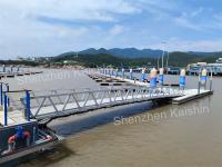 China Marine Floating Dock Platform Bridge Modular Marina Marine Floating Bridge Dock for sale