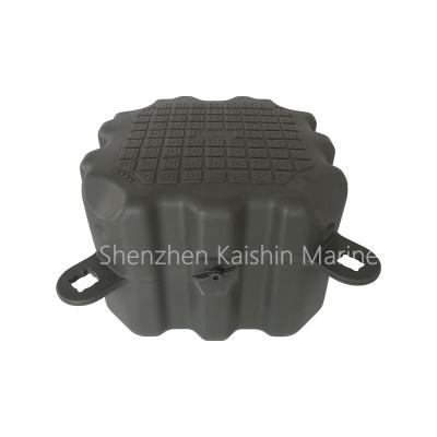 China Grey Modular Floating Structure Portable HDPE Floating Cubes Marine Jet Ski Docks for sale