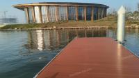China Marina Boat Aluminum Floating Docks Flexible Movement Pile Guide Pontoon for sale