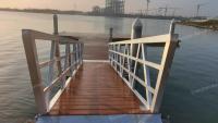 China Marine Aluminum Floating Dock Aluminum Alloy Float Pontoon WPC Decking for sale